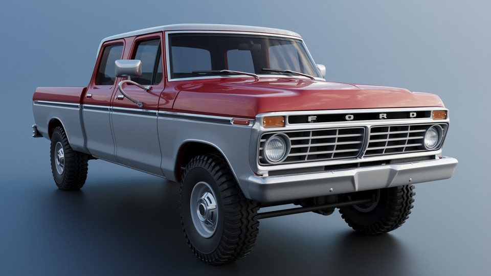 1974 Ford F250 Crew Cab Pickup Model Kit - 1/24 - 3D Printed | eBay