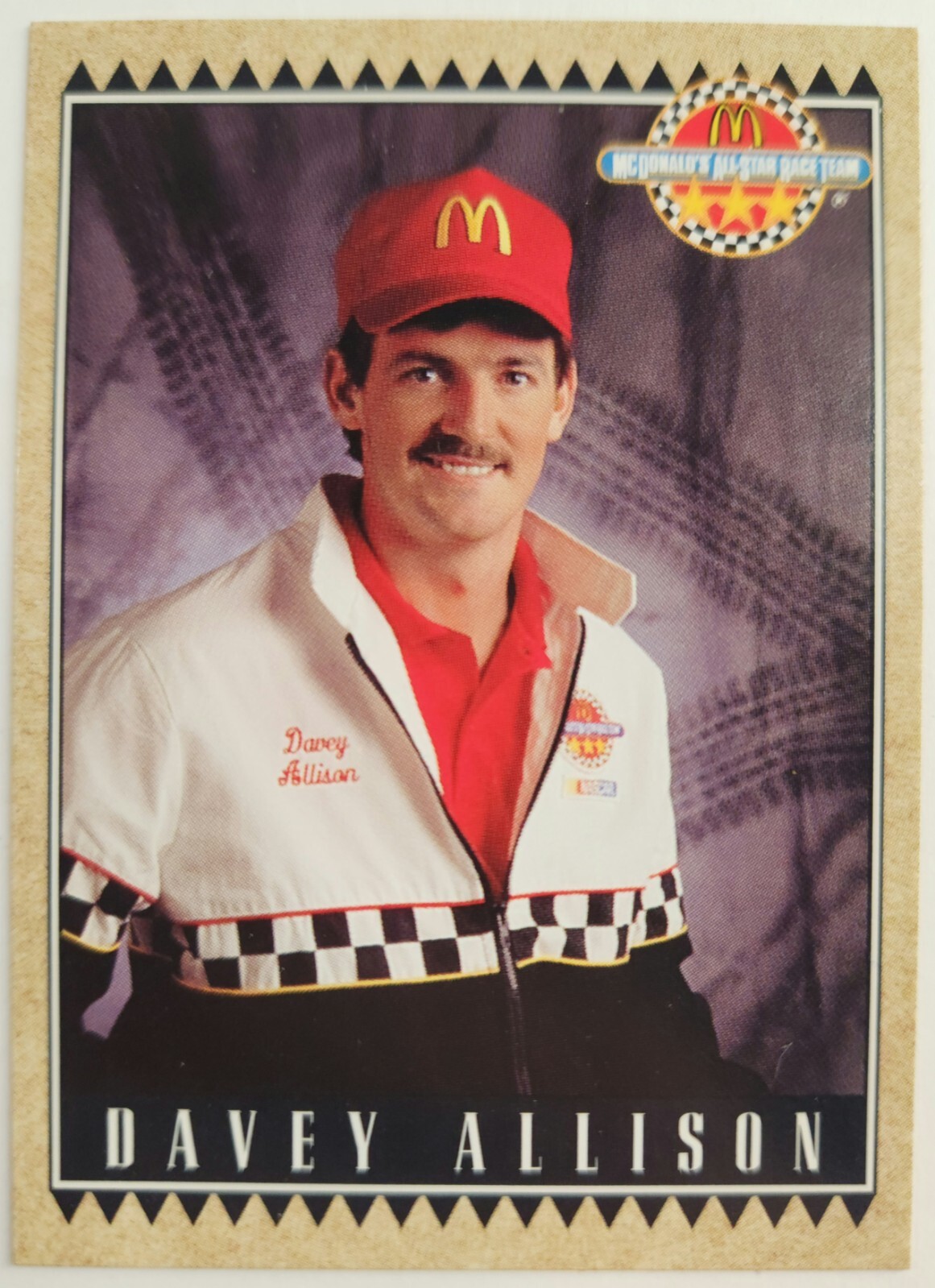 Davey Allison 1992 Maxx McDonald's All-Star Race Team #3 Trading Card ...