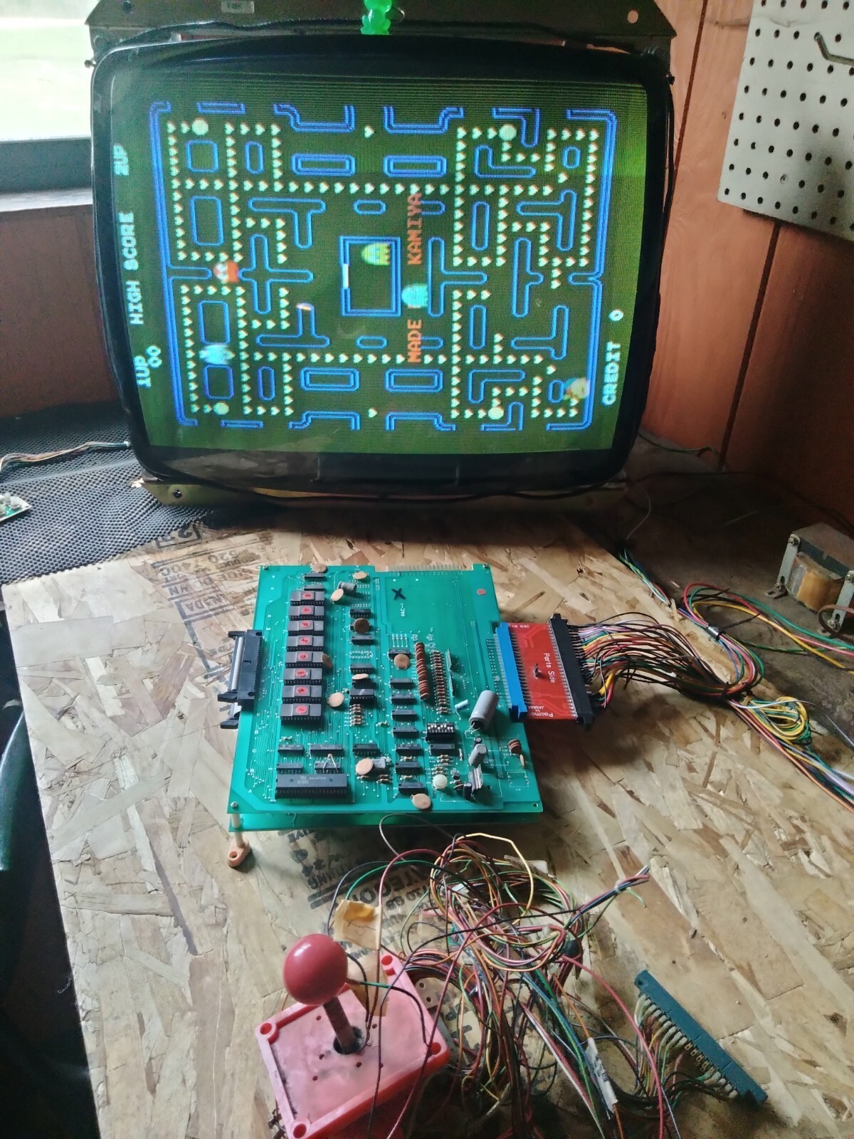 NewPuc2 PCB Pac-man hack non jamma tested fully working | eBay