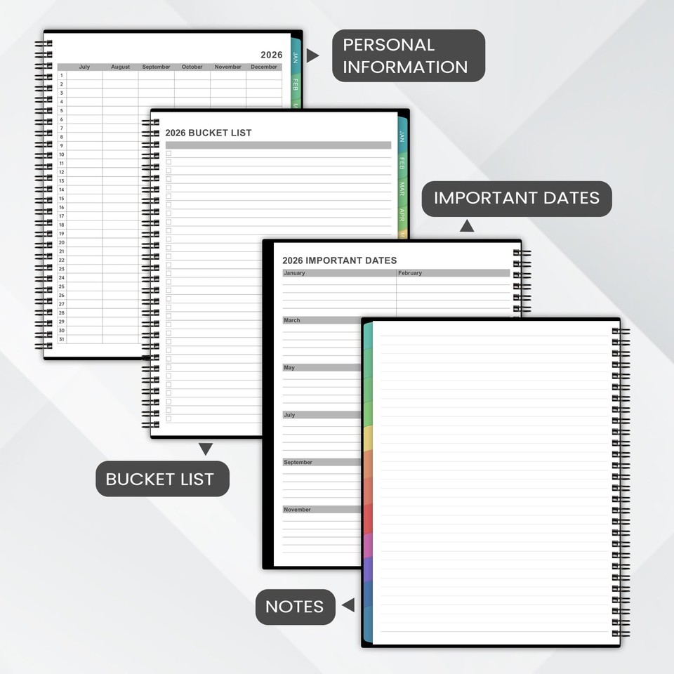 2026 Monthly Planner - 2026 Planner/calendar, Jan 2026 - Unknown ...