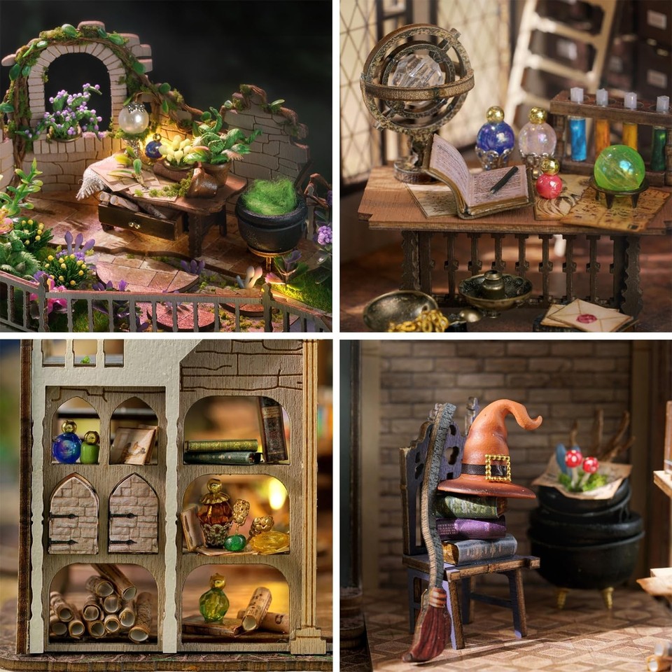 DIY Miniature Models and Miniature 3D Wooden Dollhouse Craft Models | eBay