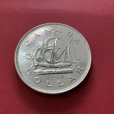 1949 Canada Silver One Dollar - Newfoundland Commemorative | eBay