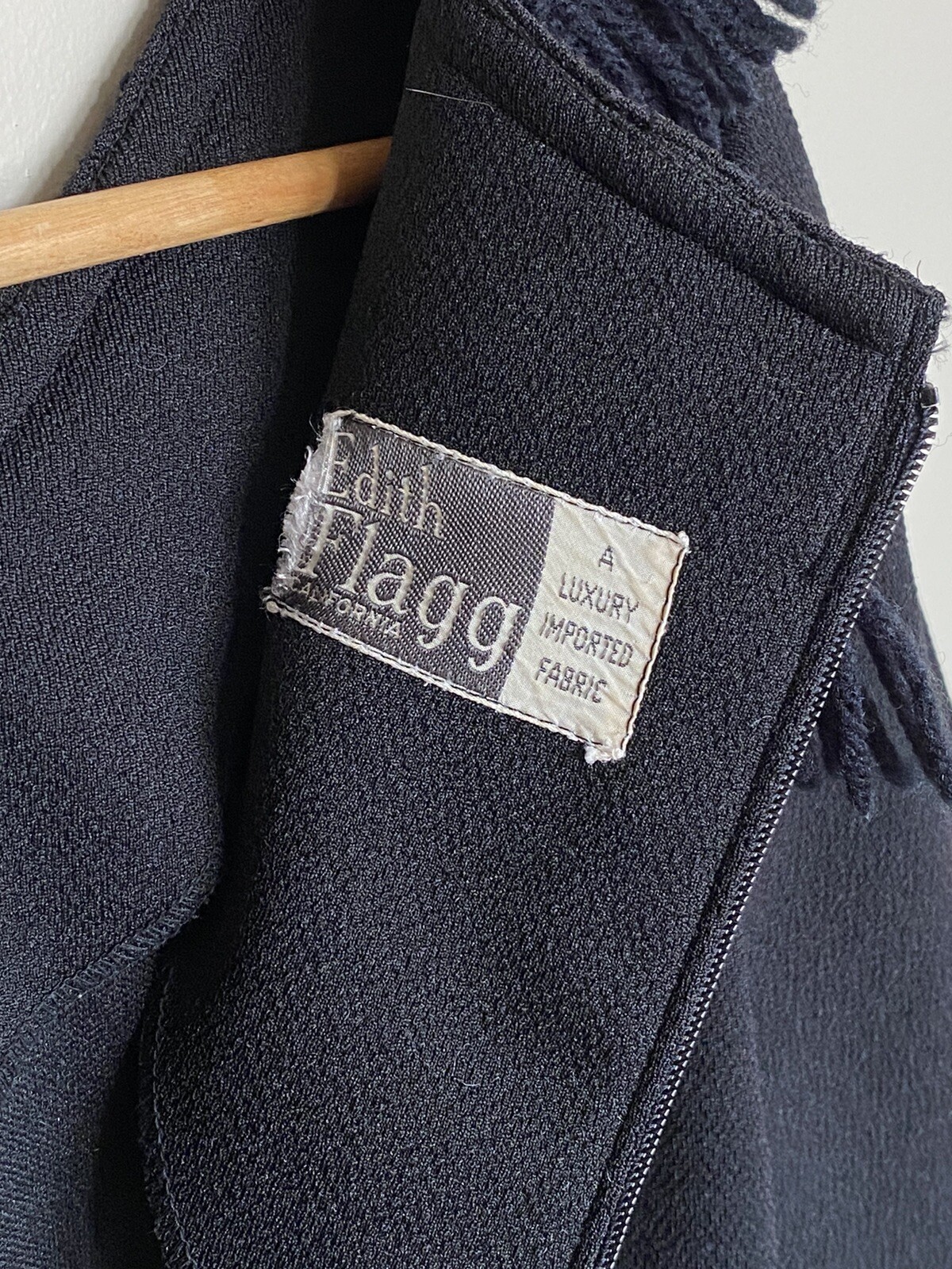 Vintage Edith Flagg California Dress Crimplene Polyes… - Gem