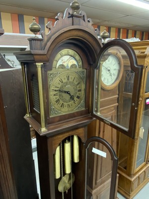 57046 TREND Mahogany Grandfather Clock Good Working Condition. | eBay