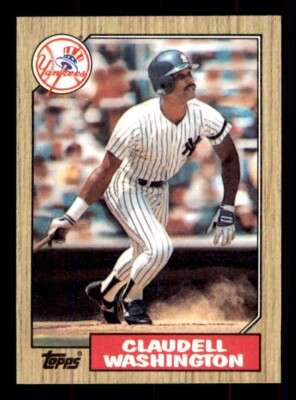 1987 Topps Baseball #15 Claudell Washington NM or better *cb1 | eBay