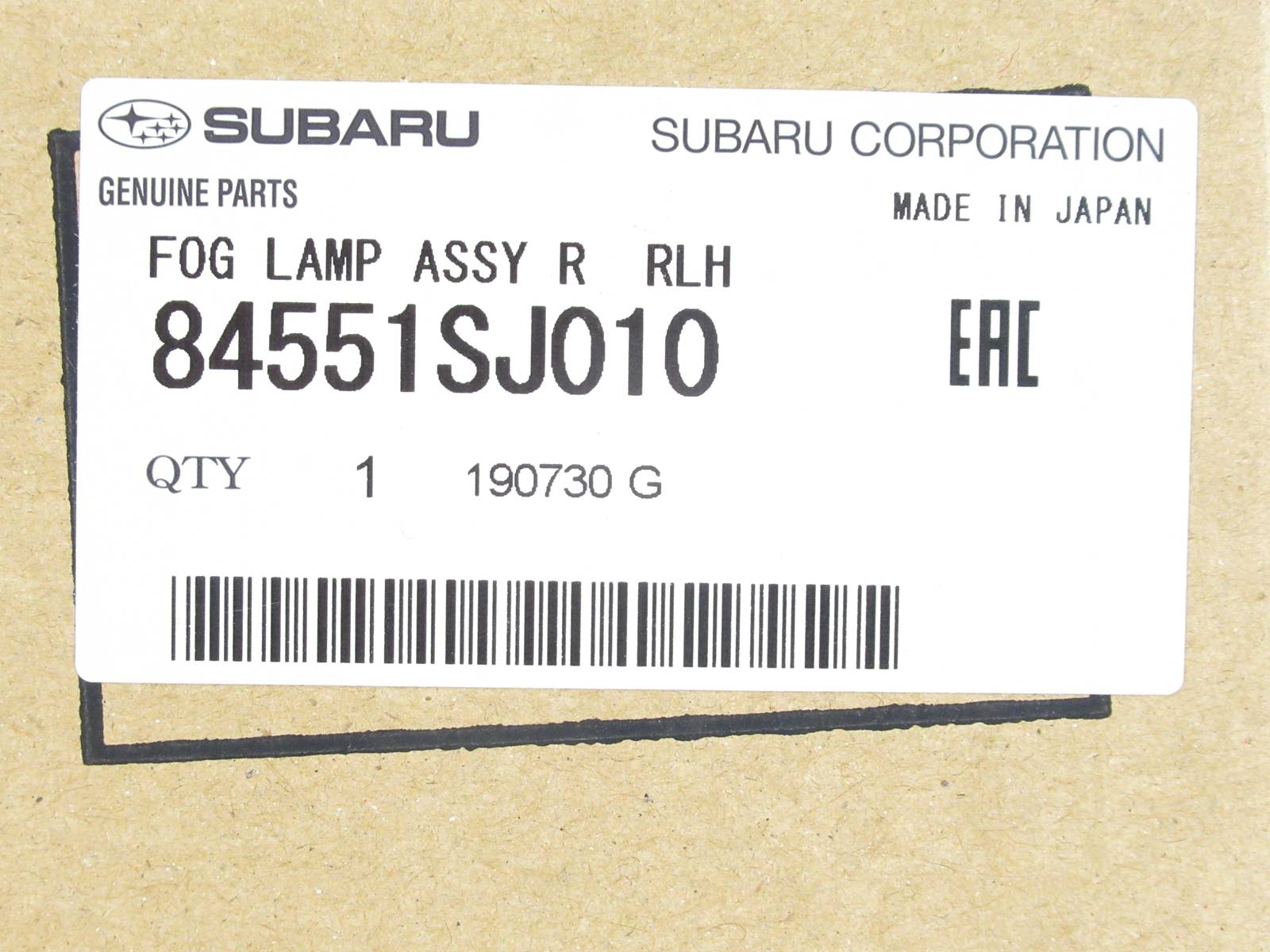 Genuine OEM Subaru 84551SJ010 Driver Side Rear Reflector 2019 Forester ...