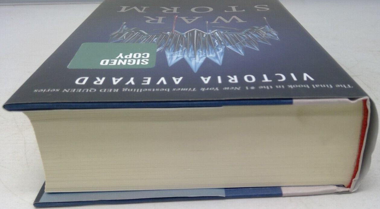 War Storm by Victoria Aveyard First Edition Signed 2018 | eBay