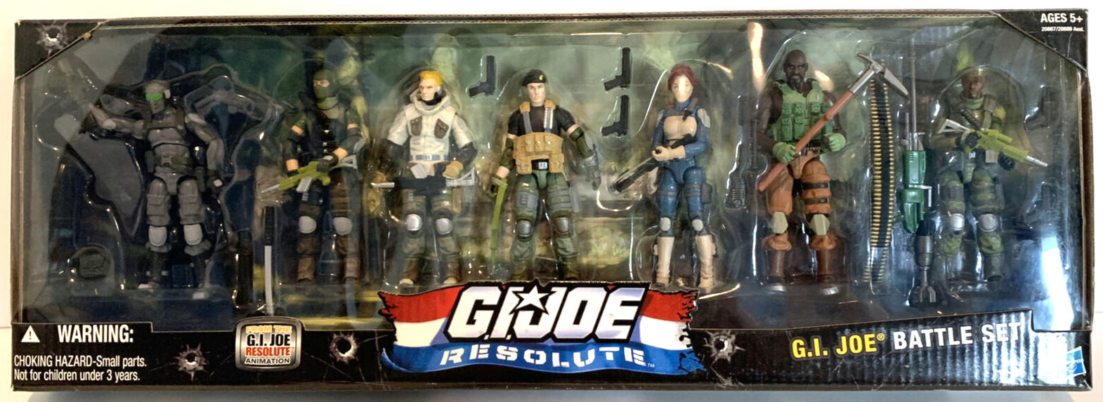 G.I. JOE RESOLUTE - GI JOE BATTLE SET - 7 FIGURE PACK - NEW MISB | eBay