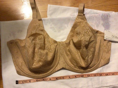 Dominique Women's Jacqueline Jacquard Minimizer Bra 44C #7018 Mocha | eBay