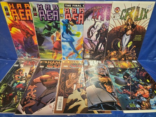 10 MIXED ACTION IMAGE, CROSSGEN, HARRIS COMICS; HARSH REALM, CRUX ...