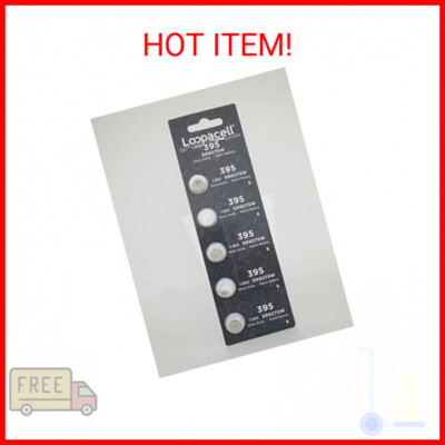 399/395 (SR927/W/SW) Silver Oxide Watch Batteries (Pack of 10) - 1.55V ...