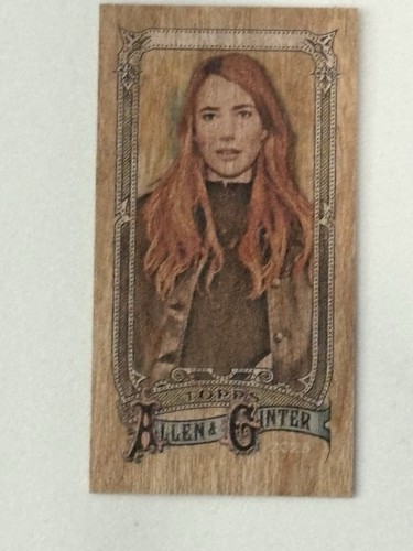 2025 ALLEN & GINTER MINI-WOOD 1/1 #1 EMMA ROBERTS #1/1 ONE OF ONE HARRY ...