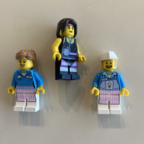 LEGO Movie Minifigure Lot A - Ice Cream Mike & Jo With Cardio Carrie | eBay