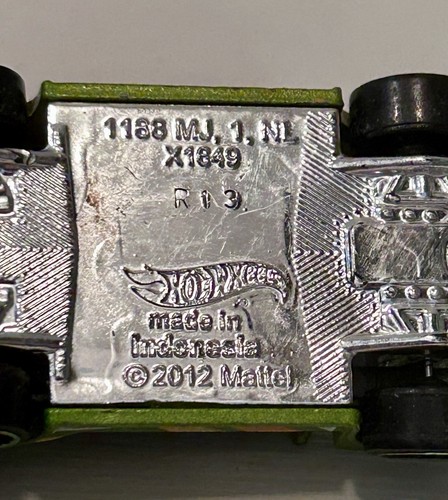 Hot Wheels Mattel 1186 MJ 1 NL X1649 Diecast Green Toy Car 2012 | eBay