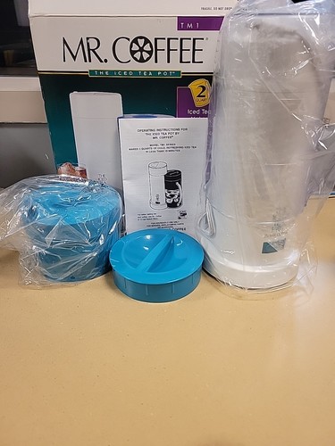 Mr. Coffee Iced Tea Maker 2 Quart Pitcher Blue TM1 2015 New Open Box | eBay
