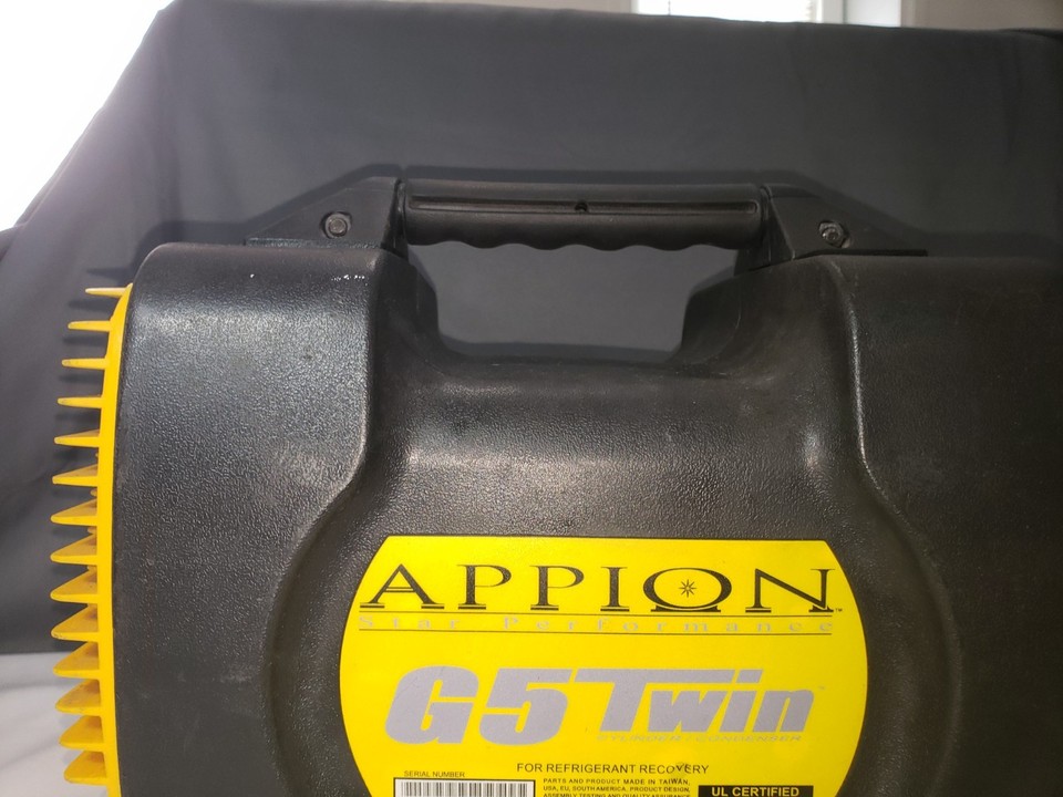 Appion G5 Twin Refrigerant Recovery Machine/System for HVAC Contractors ...