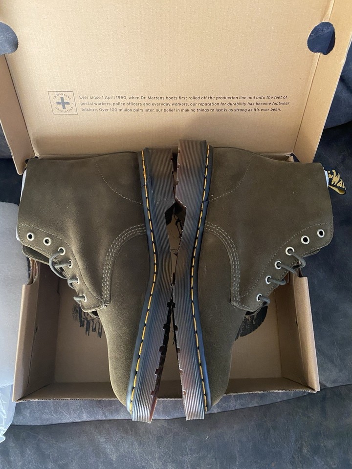 Dr. Martens 101 Ben Repelo Olive Suede Boots - UK 8 - BNIB! | eBay UK