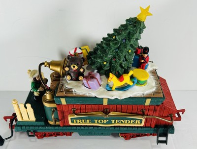 New Bright Holiday Express TREE TOP TENDER 380 series train Animated | eBay