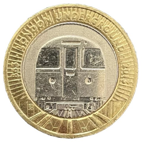 Extremely Rare TRIPPLE ERROR London Underground 2 pound coin | eBay UK
