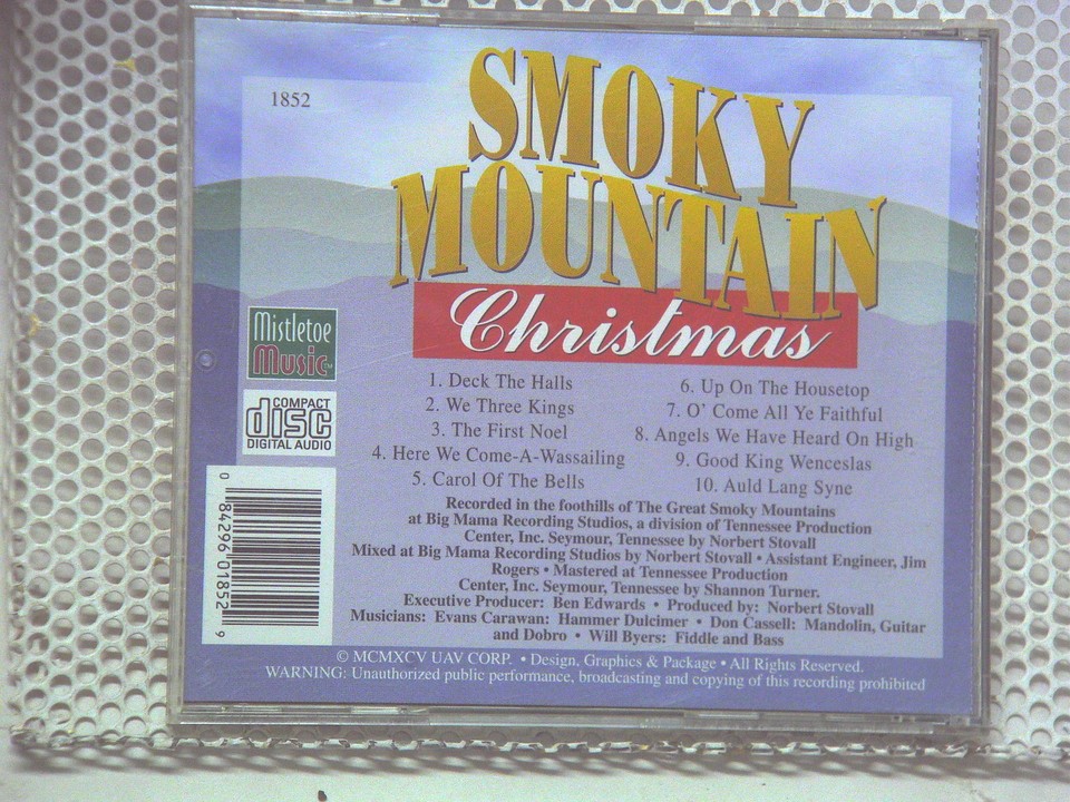 Smoky Mountain Christmas [CD][2000]Sterling Entertainment Exc Dulcimer ...