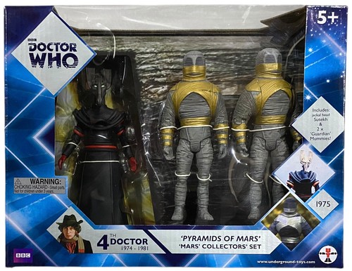 Doctor Who Pyramids of Mars Figure Collectors Set (Sutekh&Guardian ...
