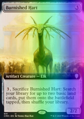 MTG Magic the Gathering Burnished Hart (691/743) Commander Legends LP ...