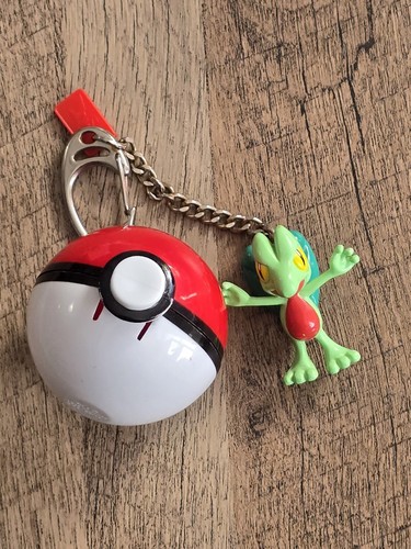 Pokemon Basic Fun Treecko Figure With Keychain Pokeball | eBay