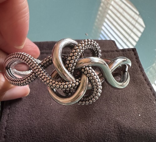 LAGOS LOVE KNOT intertwined SS cuff | eBay