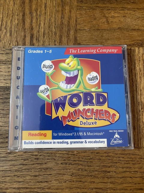 The Learning Company Word Munchers Deluxe for PC, Mac for sale online ...