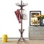 Wooden Standing Hat Coat Rack Tree Bag Hanger Tree 12 Hook Umbrella ...