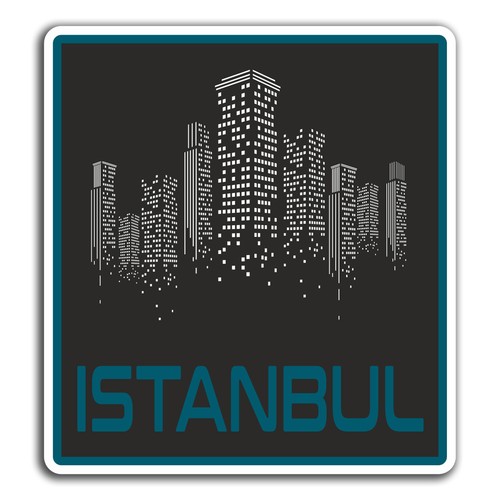 2 x 10cm Istanbul Turkey Vinyl Stickers - Travel Sticker Laptop Luggage ...