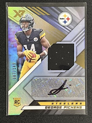 2022 Panini XR George Pickens Autograph Rookie Jersey Auto RC RPA /149 ...