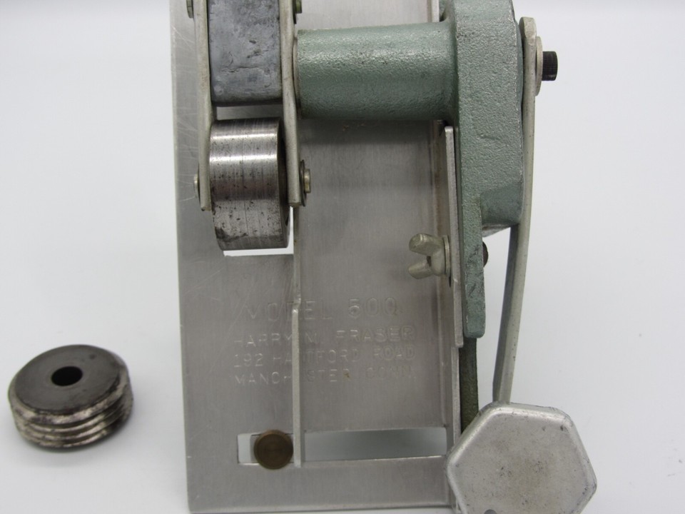 Harry M Fraser Model 500 Cloth Cutting Machine Fabric Cutter #4 Wheel ...