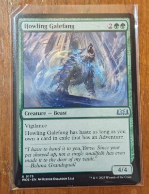 x4 MTG Howling Galefang Playset 175 Wilds of Eldraine Magic 4x | eBay