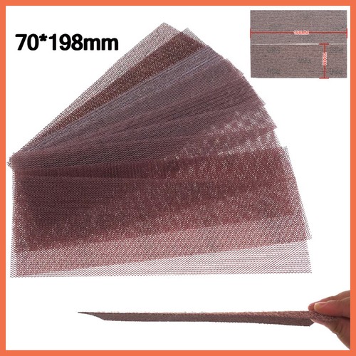 Abrasive Mesh Sandpaper Strips Sanding Sheet Sander Plaster Polish 80 ...