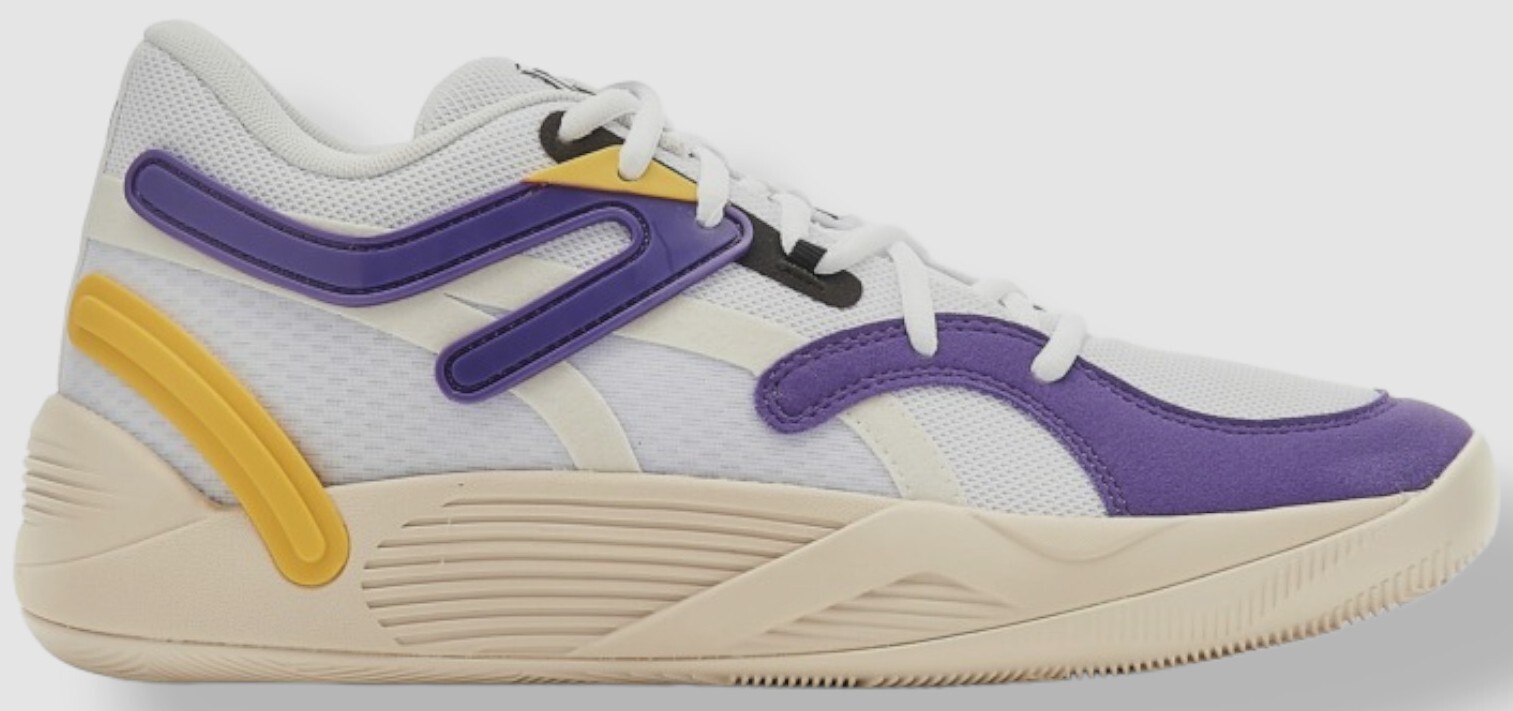 Size 10 - Puma TRC Blaze Court White Spectra Yellow for sale online | eBay