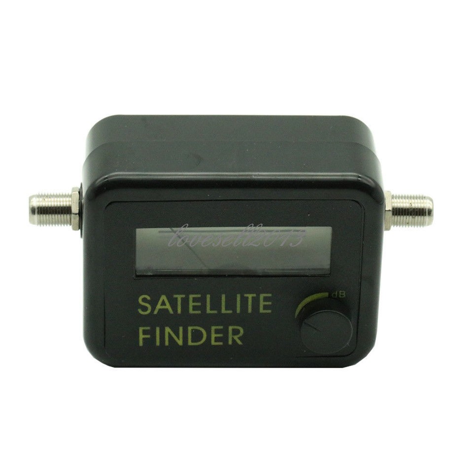 NEW Digital Satellite Signal Dish FTA HD Monitors Signal Strength Meter ...