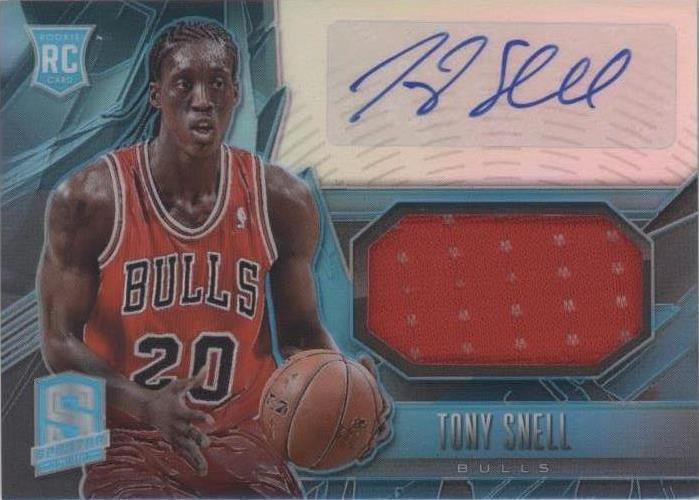 2013-14 Panini Spectra - Rookie Jersey Autographs Tony Snell #110 Light ...
