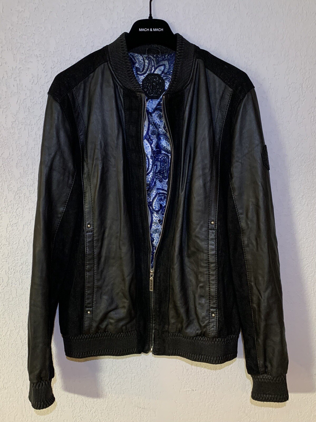 Stefano Ricci Genuine Italian Leather Men’s Jacket Alligator Embossed ...