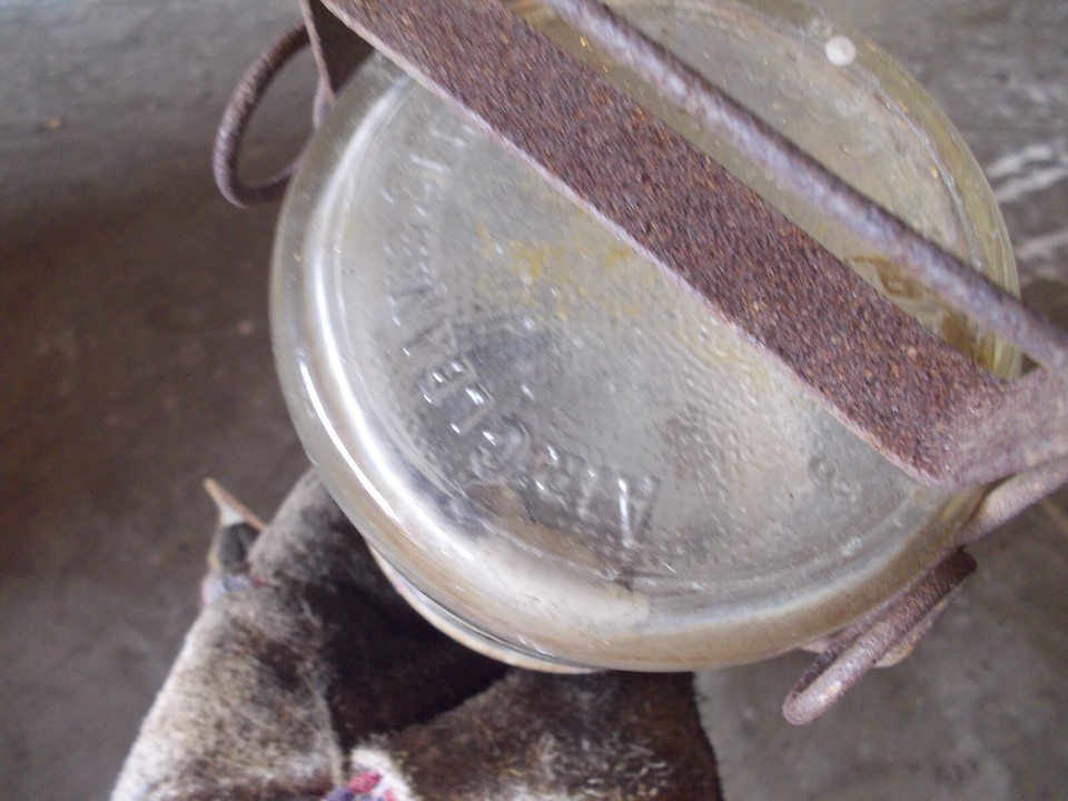 Ford 8N Tractor hood glass jar air cleaner EXTREMELY RARE w/ ORIGINAL ...