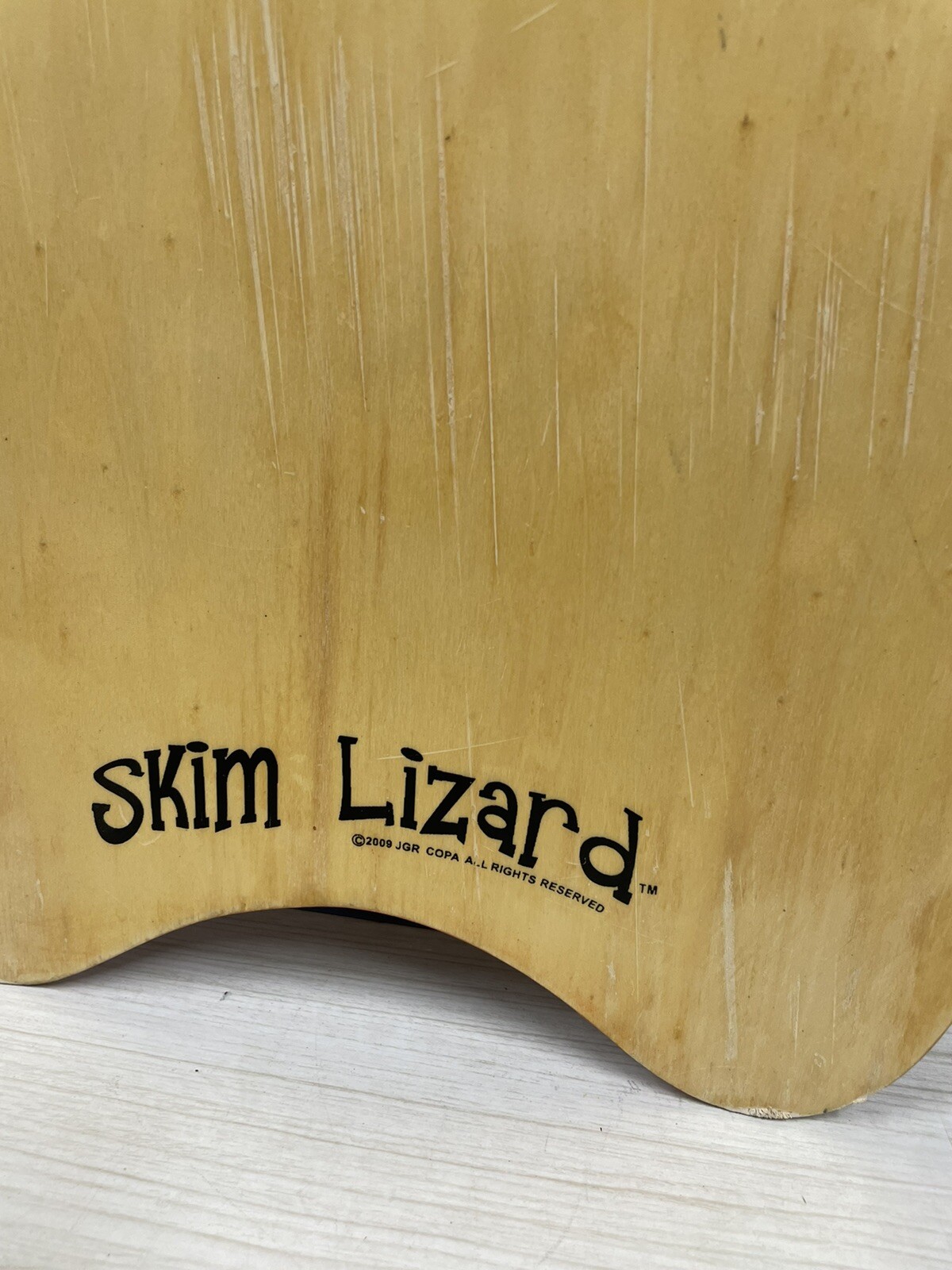 2009 Skim Lizard Skimboard Surf Skim Board Wooden - 30 x 19-SEE PICS ...