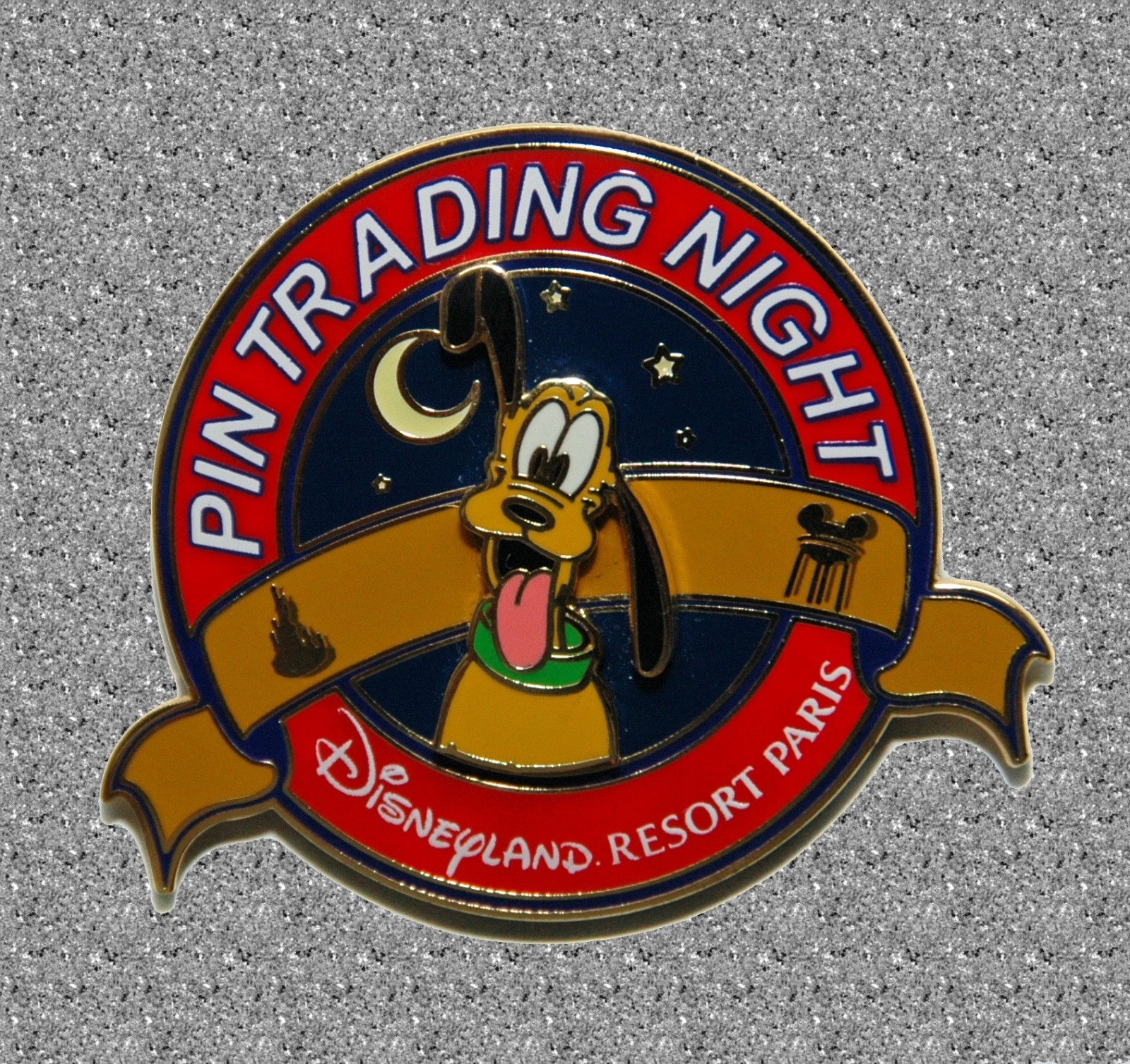DLP Pluto Pin Trading Night Pin - Paris - DISNEY Pin LE 400 | eBay