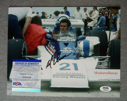 1976 INDIANAPOLIS 500- AL UNSER AUTOGRAPH 8x10 PORTRAIT PHOTO PSA/DNA ...