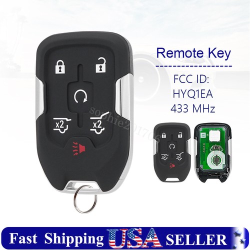 For Chevrolet Suburban Tahoe 2015 - 2020 Remote Car Key Fob HYQ1EA 6 ...