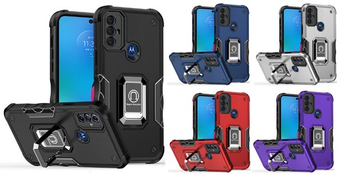 For Motorola Moto G Play 2023 XT2271DL OPTIMUM Ring Stand Case Cell ...