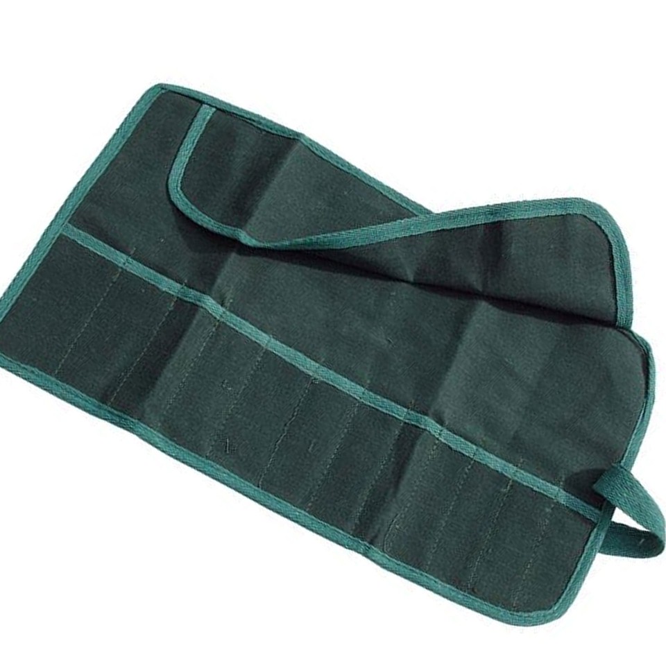 12 Pocket Spanner Wrench Tool Roll Foldable Tool Storage Canvas Bag ...