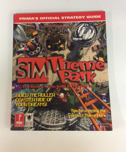 Sim Theme Park Prima Official Strategy Guide PC Bullfrog EA | eBay