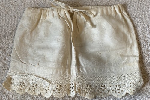 Antique White Cotton Half Slip For French Or German Bisque Doll | eBay
