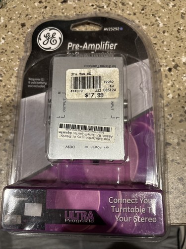 GE Pre-Amplifier for a Stereo Turntable. Brand new | eBay
