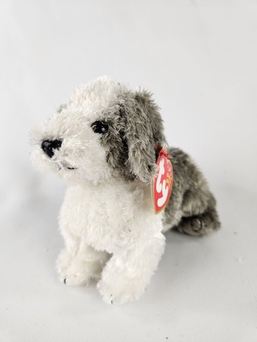 Vintage Ty Beanie Babies Herder OES Sheep Dog 6" 2002 Old English ...